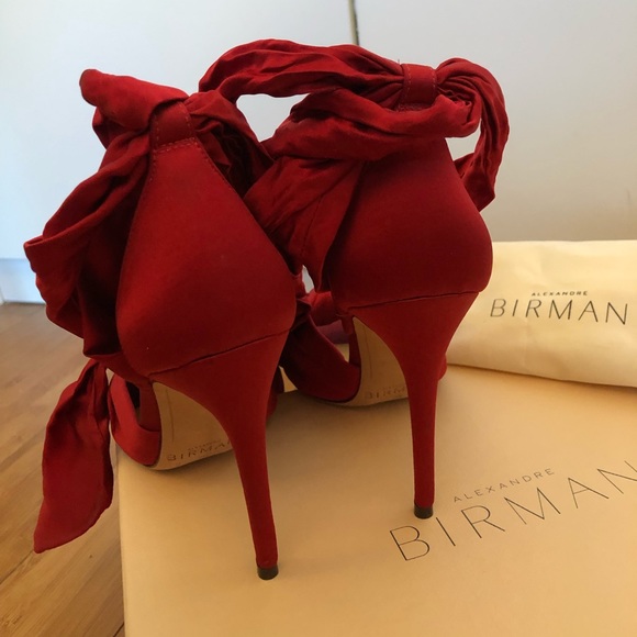 Alexandre Birman | Shoes | Alexandre Birman Satin Heels | Poshmark